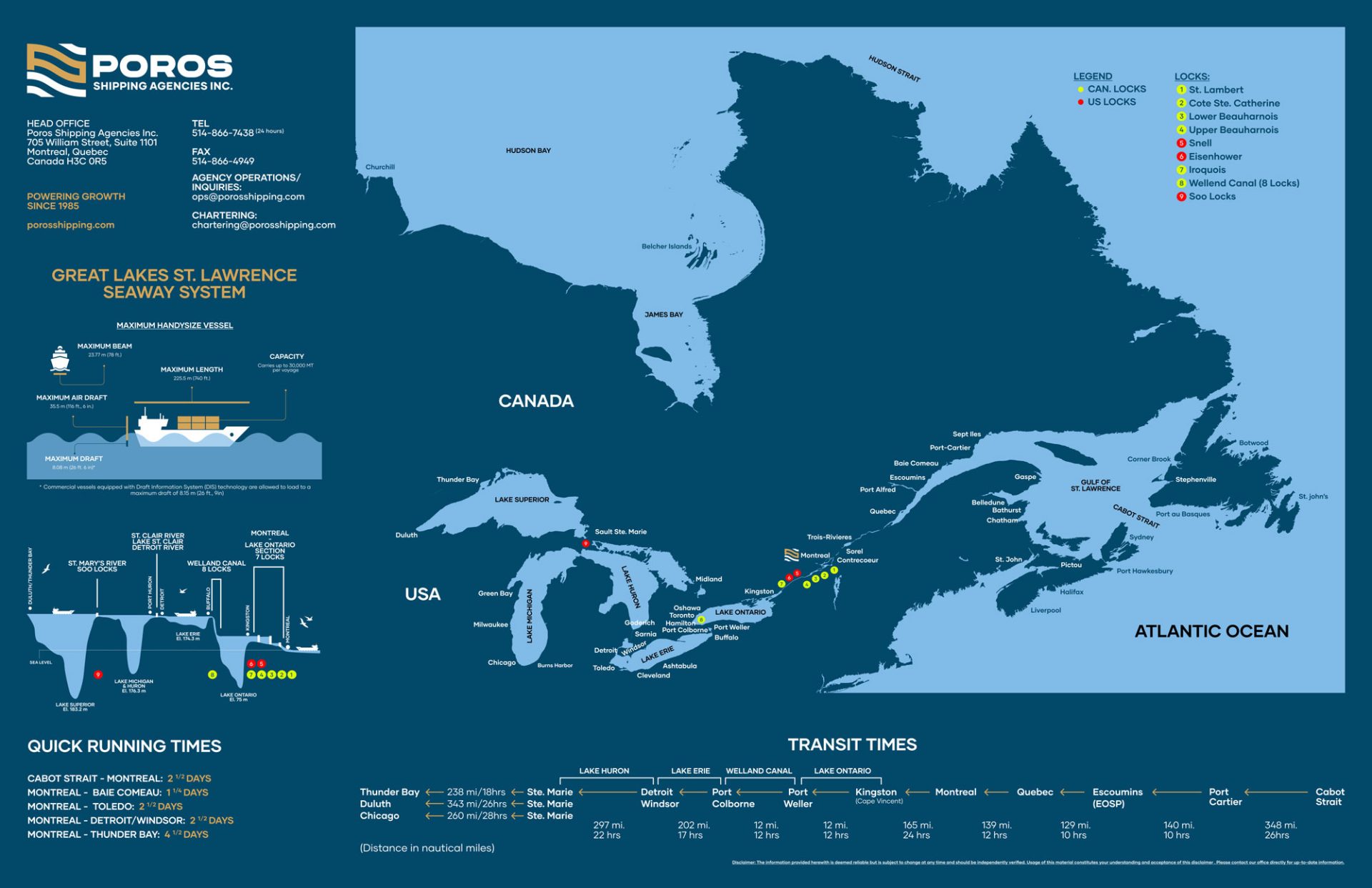 Areas Served – Poros Shipping Agencies